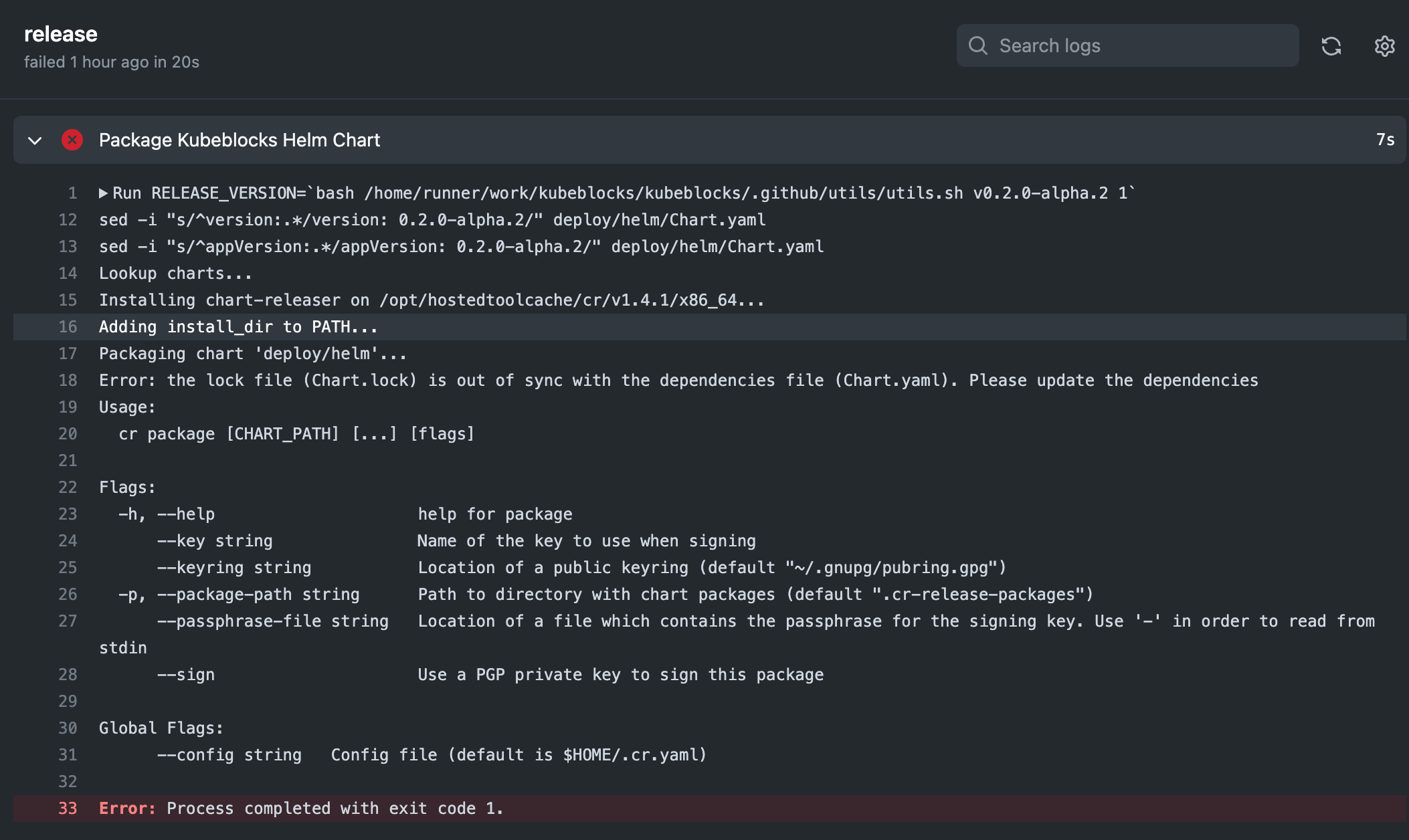 Bug Package Kubeblocks Helm Chart Error · Issue 561 · Apecloudkubeblocks · Github