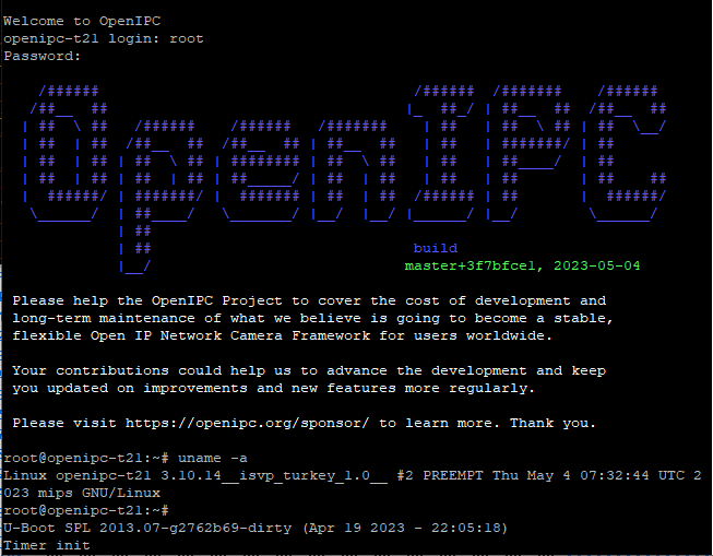 T21n reboots about 10 seconds after login prompt · Issue #761 · OpenIPC/firmware · GitHub