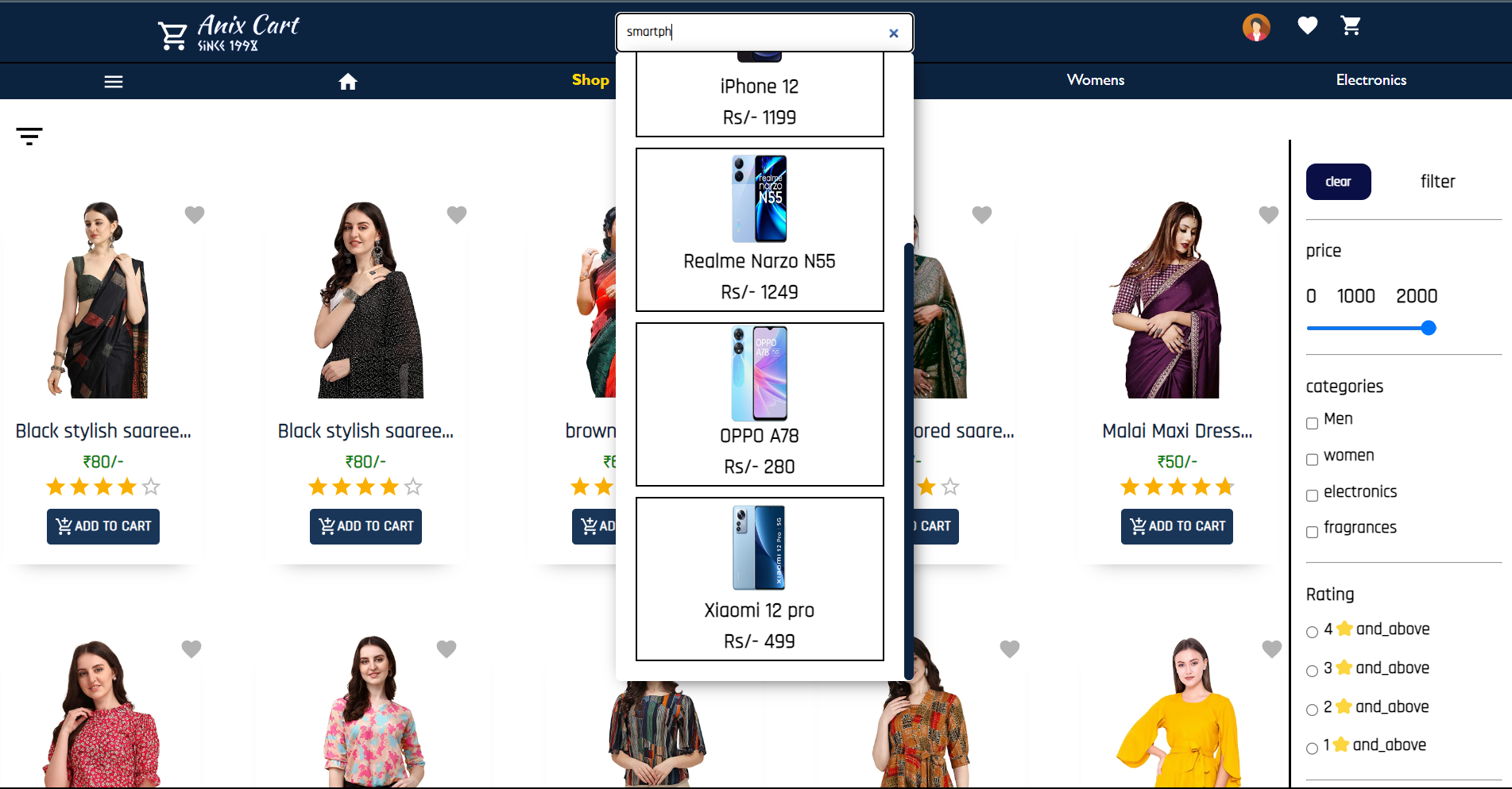 GitHub - ashutosh2720/anix-cart-ecommerce: An awesome E-commerce platform to buy Products!