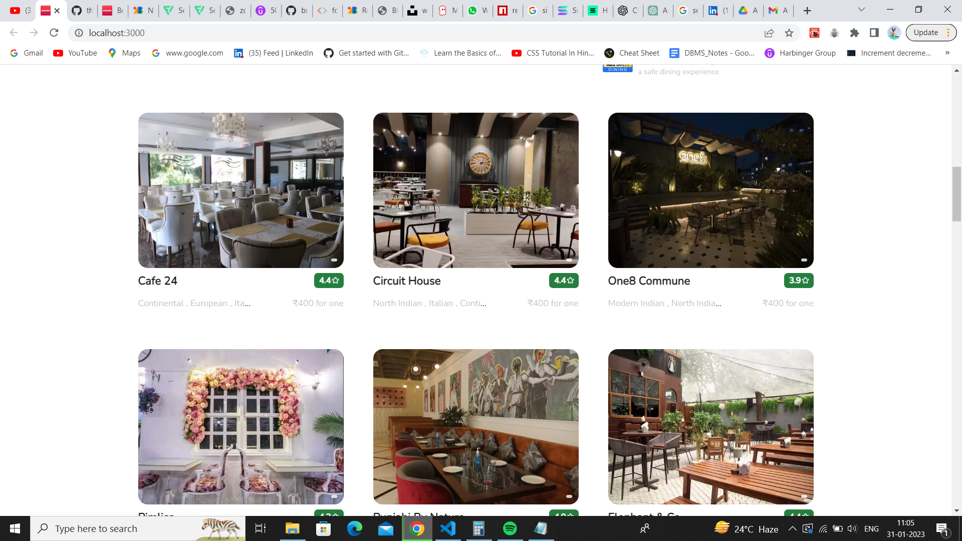 GitHub - the-real-Avinash/ZomatoClone