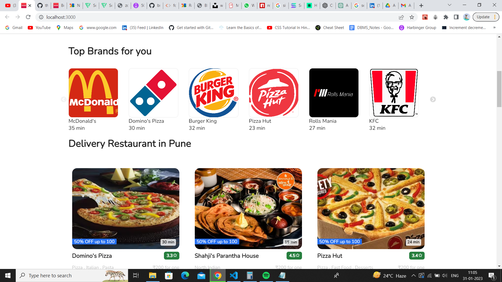 GitHub - the-real-Avinash/ZomatoClone