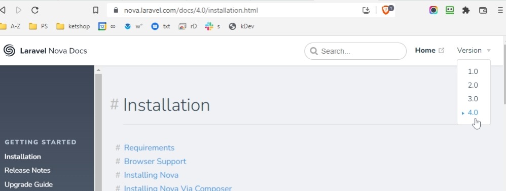 Unable to update from ~3.0 to ~4.0 · Issue #3766 · laravel/nova-issues · GitHub