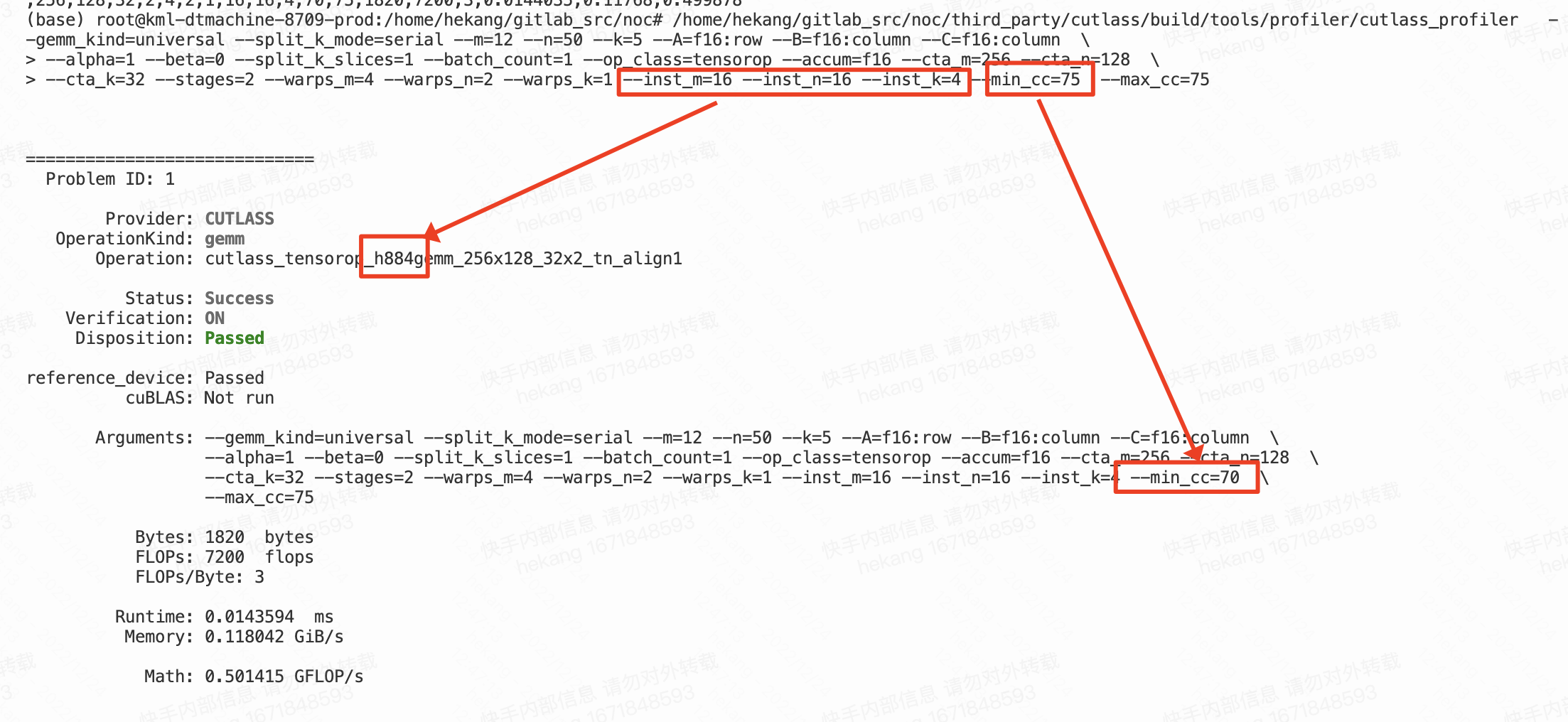 [QST] Confuse about Cutlass-profiler's instruction_shape and --min_cc · Issue #745 · NVIDIA ...