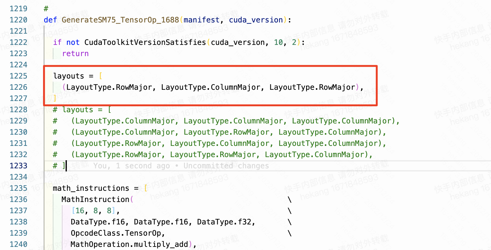 [QST] Confuse about Cutlass-profiler's instruction_shape and --min_cc ...