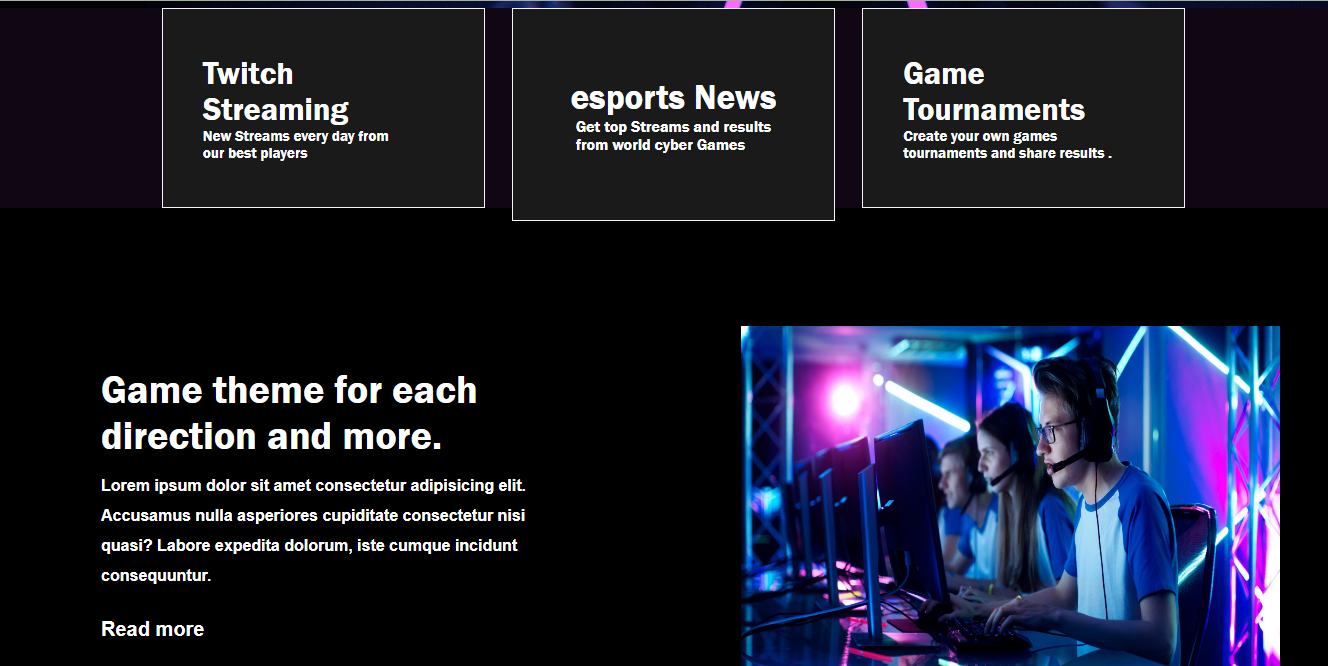 GitHub - Pouria-Farahani-developer/SITE-TEMPLATE-GAME-ESPORT: If you are bored , let's compete ...