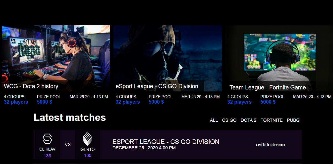 GitHub - Pouria-Farahani-developer/SITE-TEMPLATE-GAME-ESPORT: If you are bored , let's compete ...