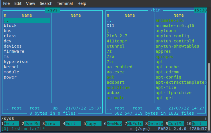 Crumbling FAR2L interface in screen and tmux ( duplicate ) · Issue #1339 · elfmz/far2l · GitHub