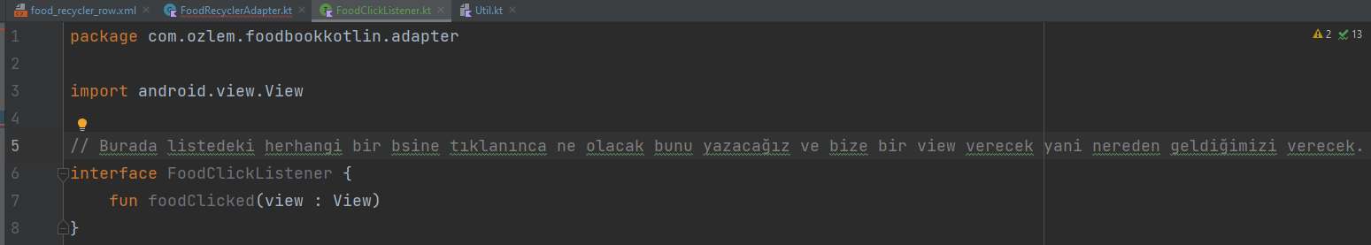 GitHub - ozlemaybek/BTK-FoodBookKotlin