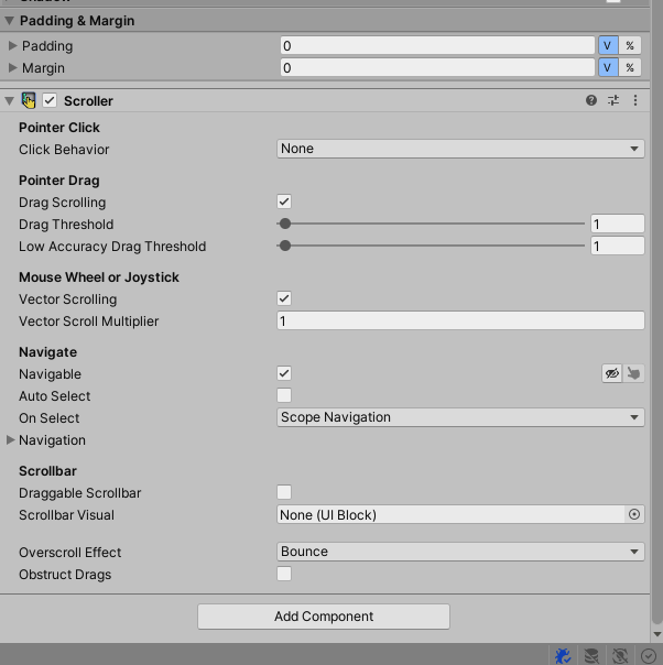 Nesting issues with horizontal and vertical scrolling · NovaUI-Unity Community · Discussion #117 ...