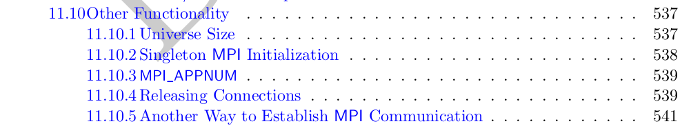 TOC missing space for Section 11.10 · Issue #374 · mpi-forum/mpi-issues · GitHub