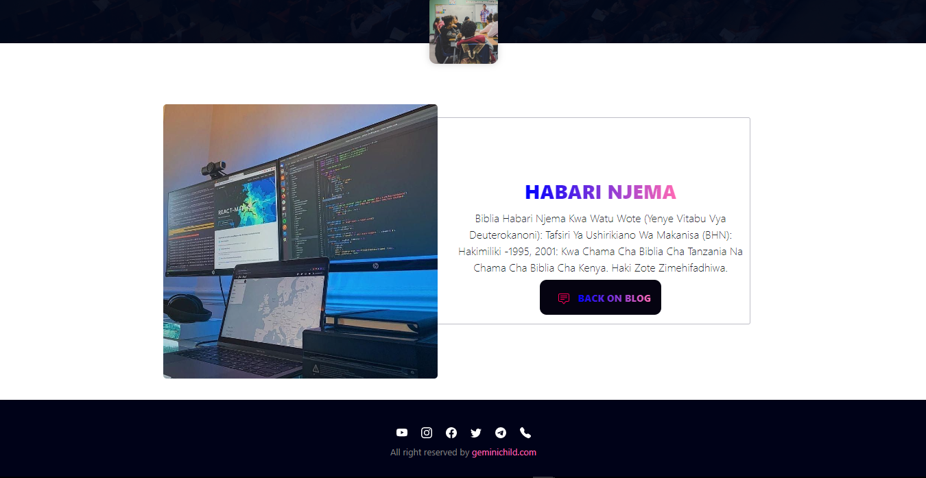 GitHub - Code4Hacker/walking-bible-community: Official Platform for Tanzania walking Bible ...