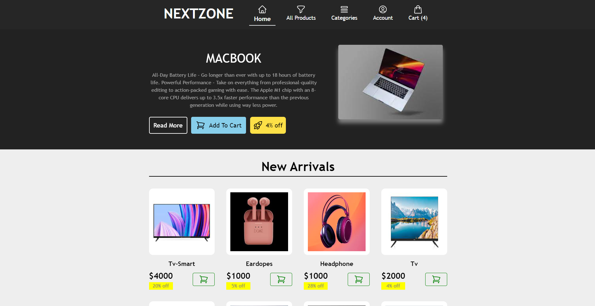 GitHub - shokushwaha/NextZone-Client: NextZone - Ecomerce Platform