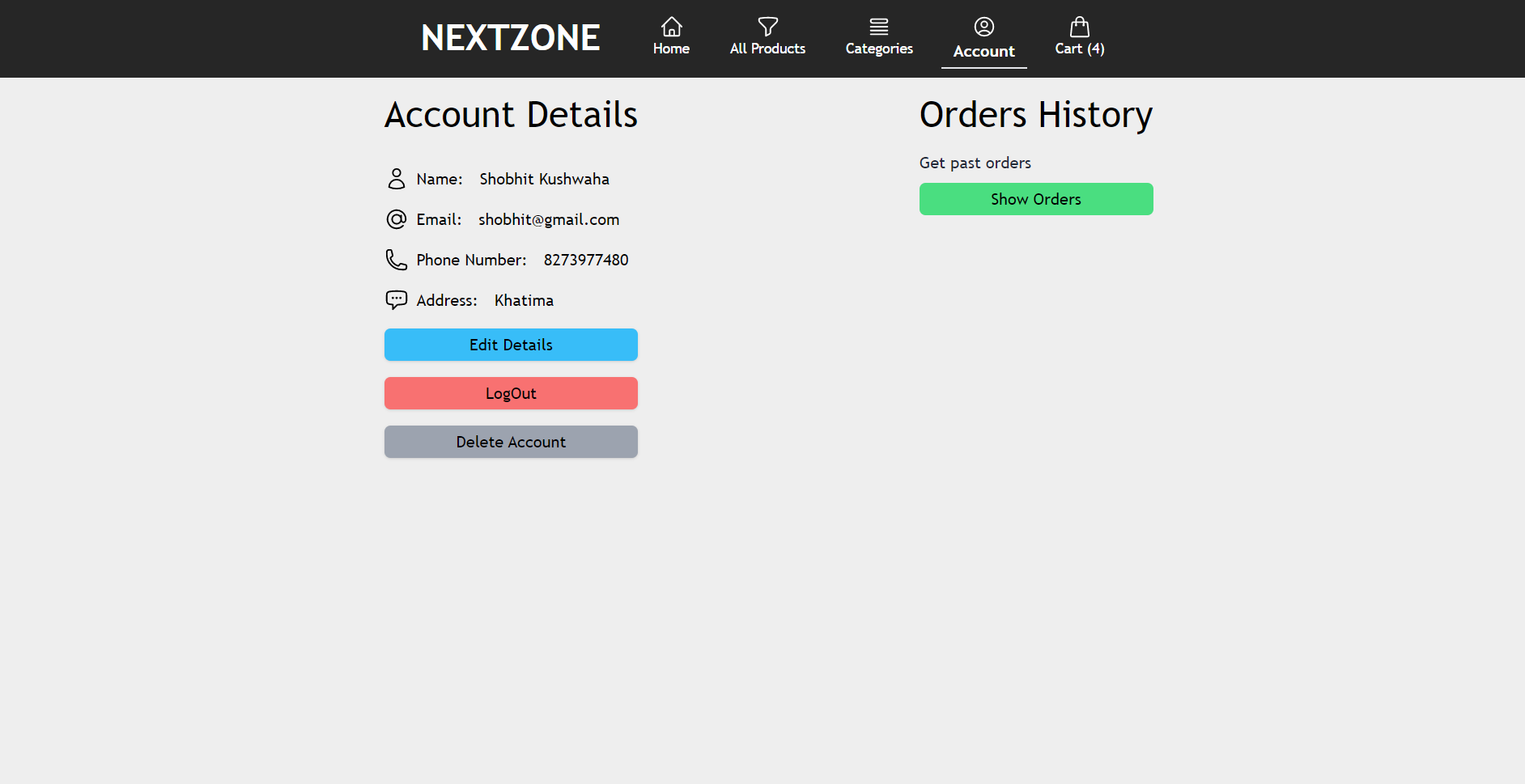 GitHub - shokushwaha/NextZone-Client: NextZone - Ecomerce Platform