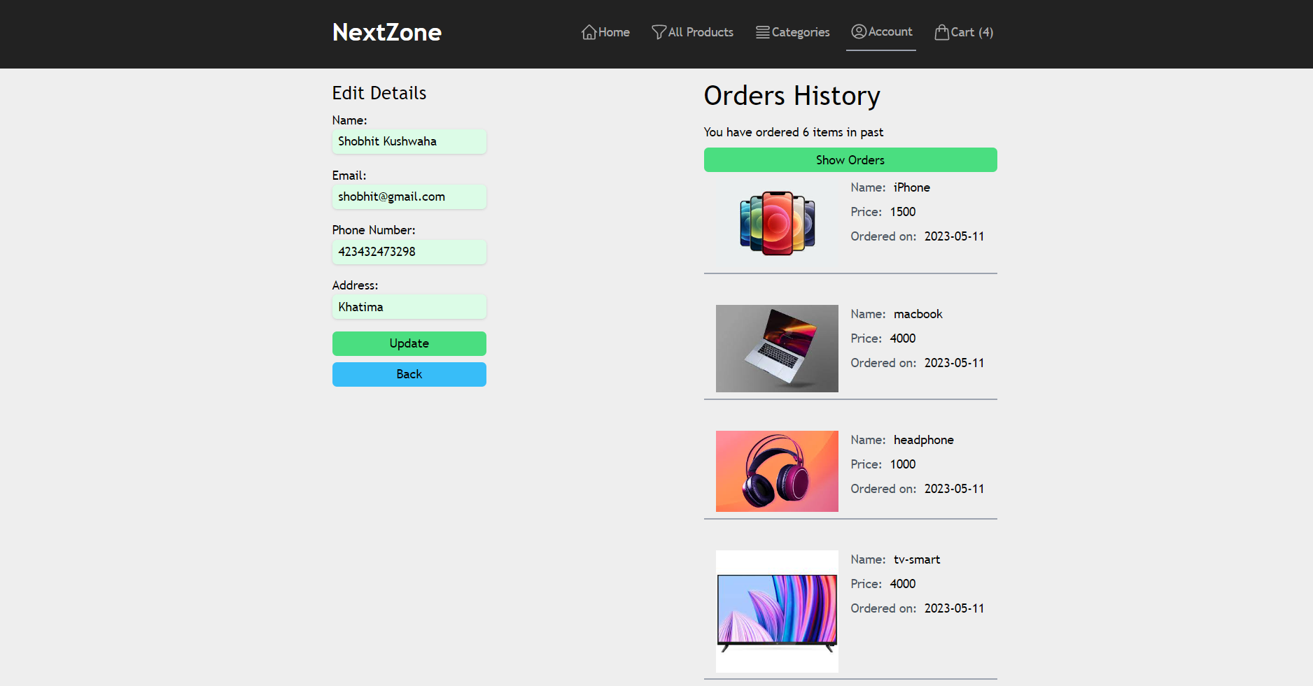 GitHub - shokushwaha/NextZone-Client: NextZone - Ecomerce Platform