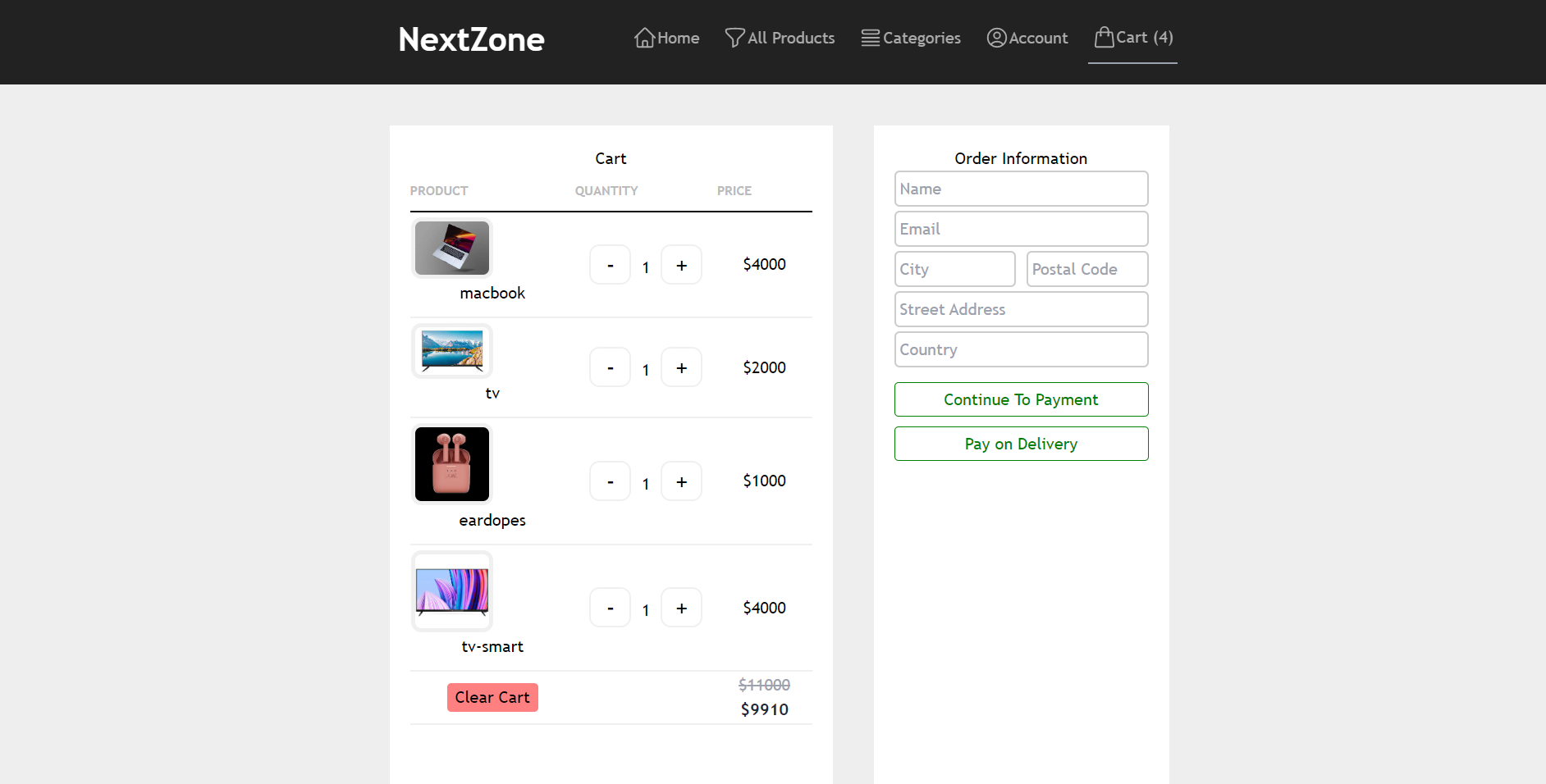 GitHub - shokushwaha/NextZone-Client: NextZone - Ecomerce Platform