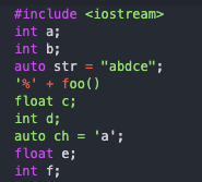 Not closing with single quote properly when '%' · Issue #443 · jeff-hykin/better-cpp-syntax · GitHub