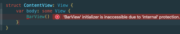 How to fix Swift Package Manager "initializer is inaccessible due to 'internal' protection level ...