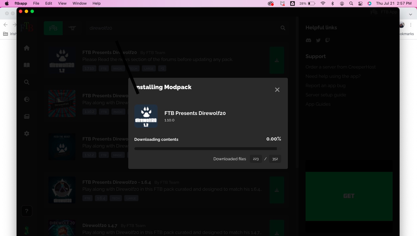 [Bug]: · Issue #638 · FTBTeam/FTB-App · GitHub