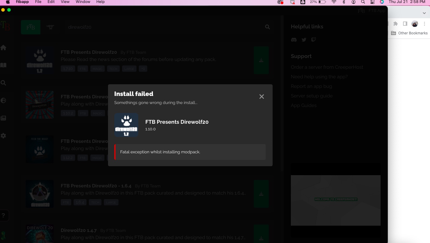 [Bug]: · Issue #638 · FTBTeam/FTB-App · GitHub