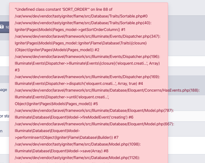 Error creating new static page · Issue #317 · tastyigniter/TastyIgniter · GitHub