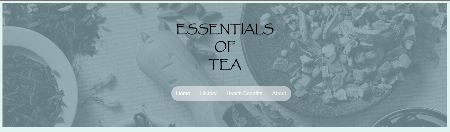 GitHub - Cgamber/EssentialsofTea: Website about various Teas