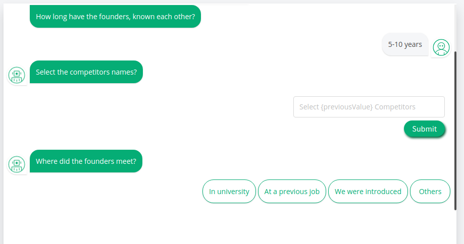 unable to show Custom component return value as a user action · Issue ...