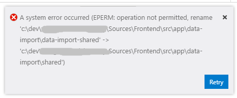 Prevents renaming folders (Windows) · Issue #240 · angular/vscode-ng-language-service · GitHub