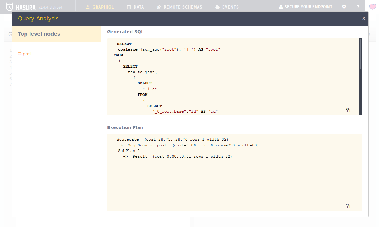 Feature Request Postgraphiql Analyze · Issue 1020 · Graphile Crystal · Github