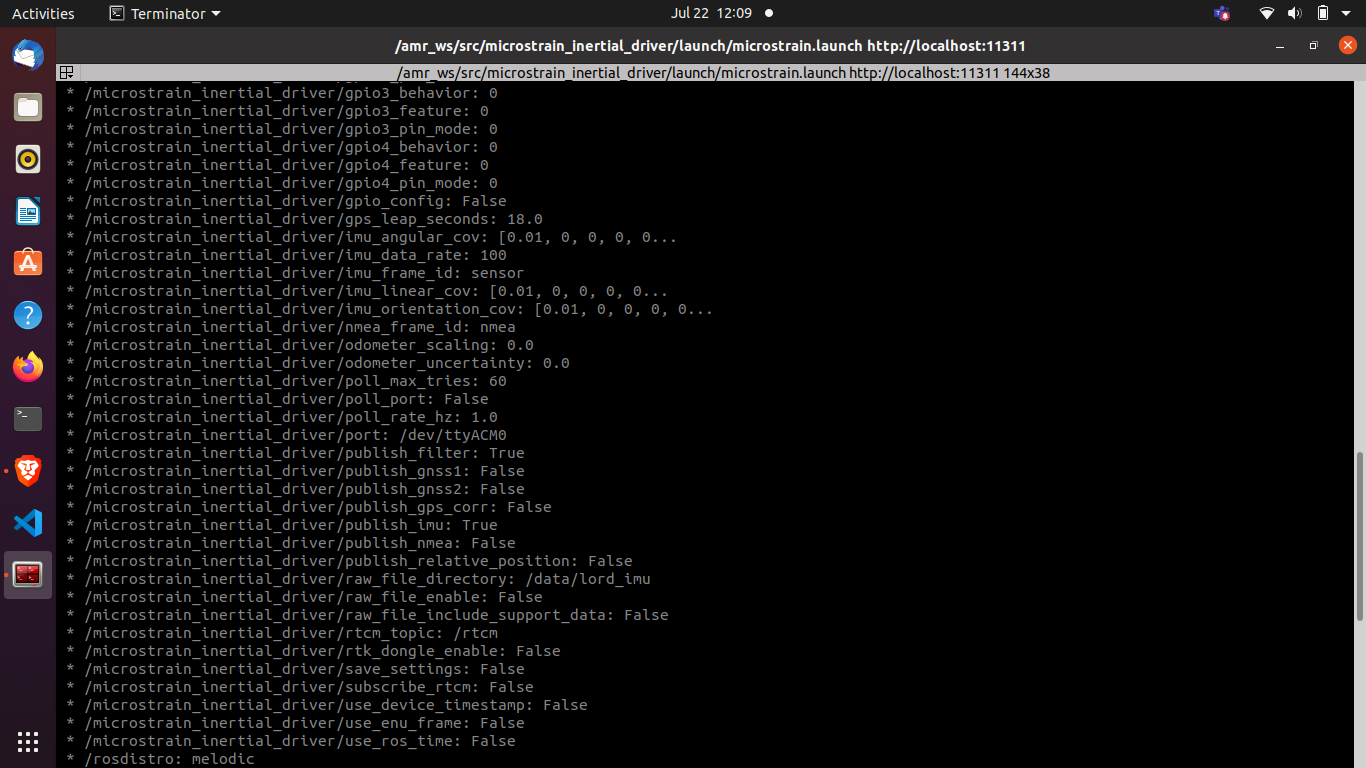 an instance of 'mscl::Error_MipCmdFailed' what(): The DeclinationSource command has failed ...