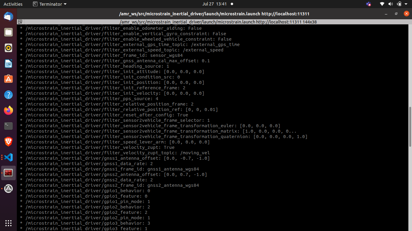 an instance of 'mscl::Error_MipCmdFailed' what(): The DeclinationSource ...