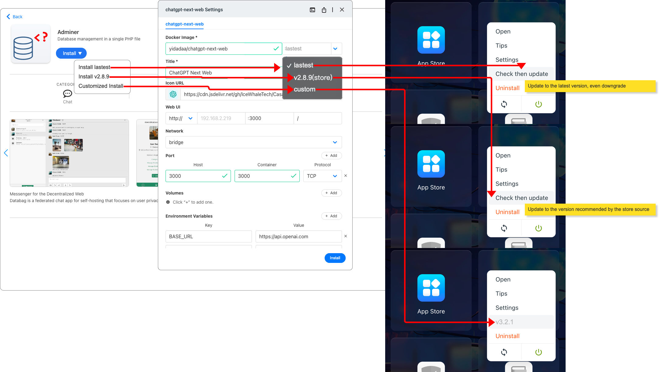 [Bug] I cannot update Nexcloud, "Update not avaliable" · Issue #1330 · IceWhaleTech/CasaOS · GitHub