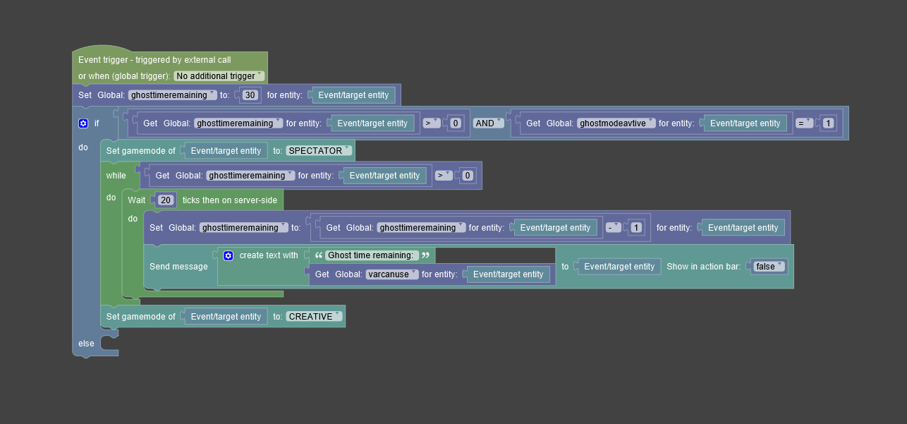 i am unable to use a wait block in a procedure · Issue #3347 · MCreator/MCreator · GitHub
