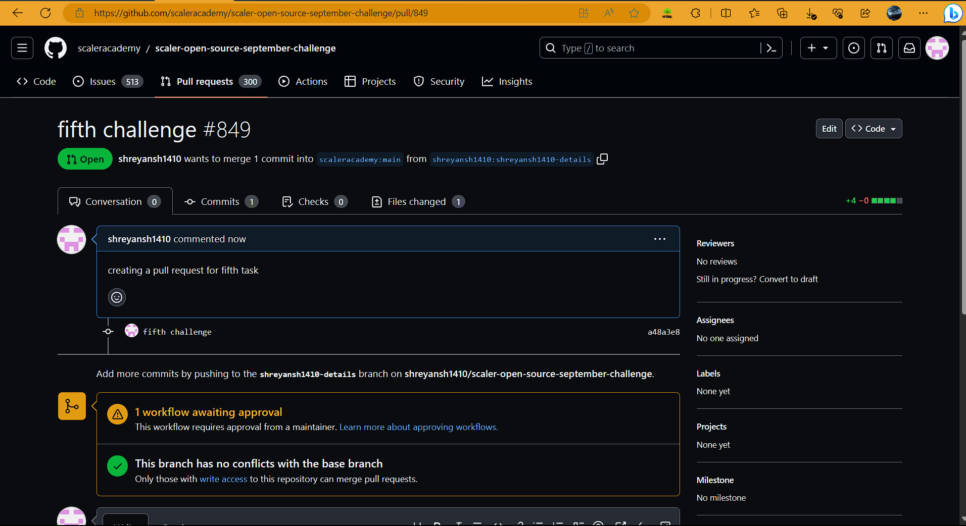 Challenge #20-Shreyansh · Issue #463 · scaleracademy/scaler-open-source ...