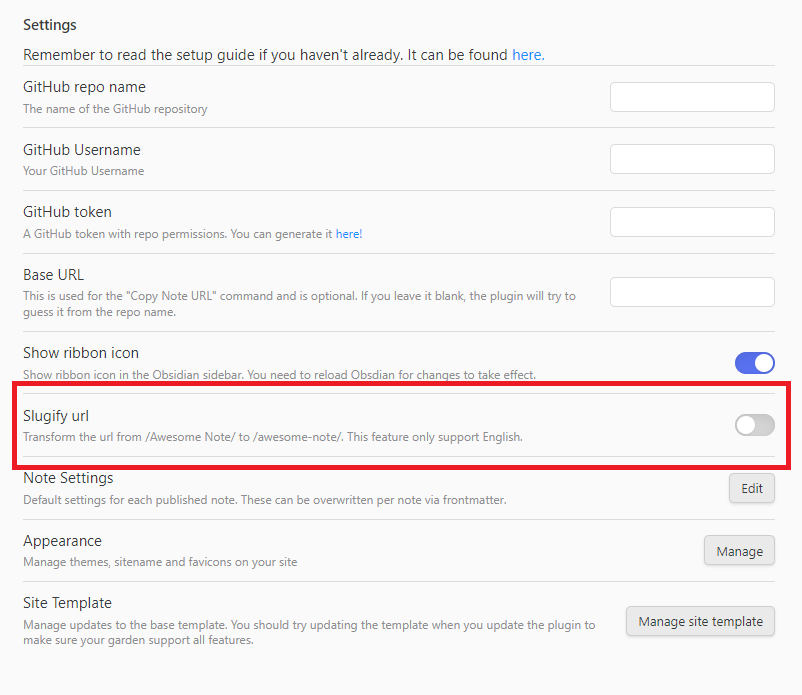 Add an option to disable slugify url · Issue #114 · oleeskild/obsidian-digital-garden · GitHub