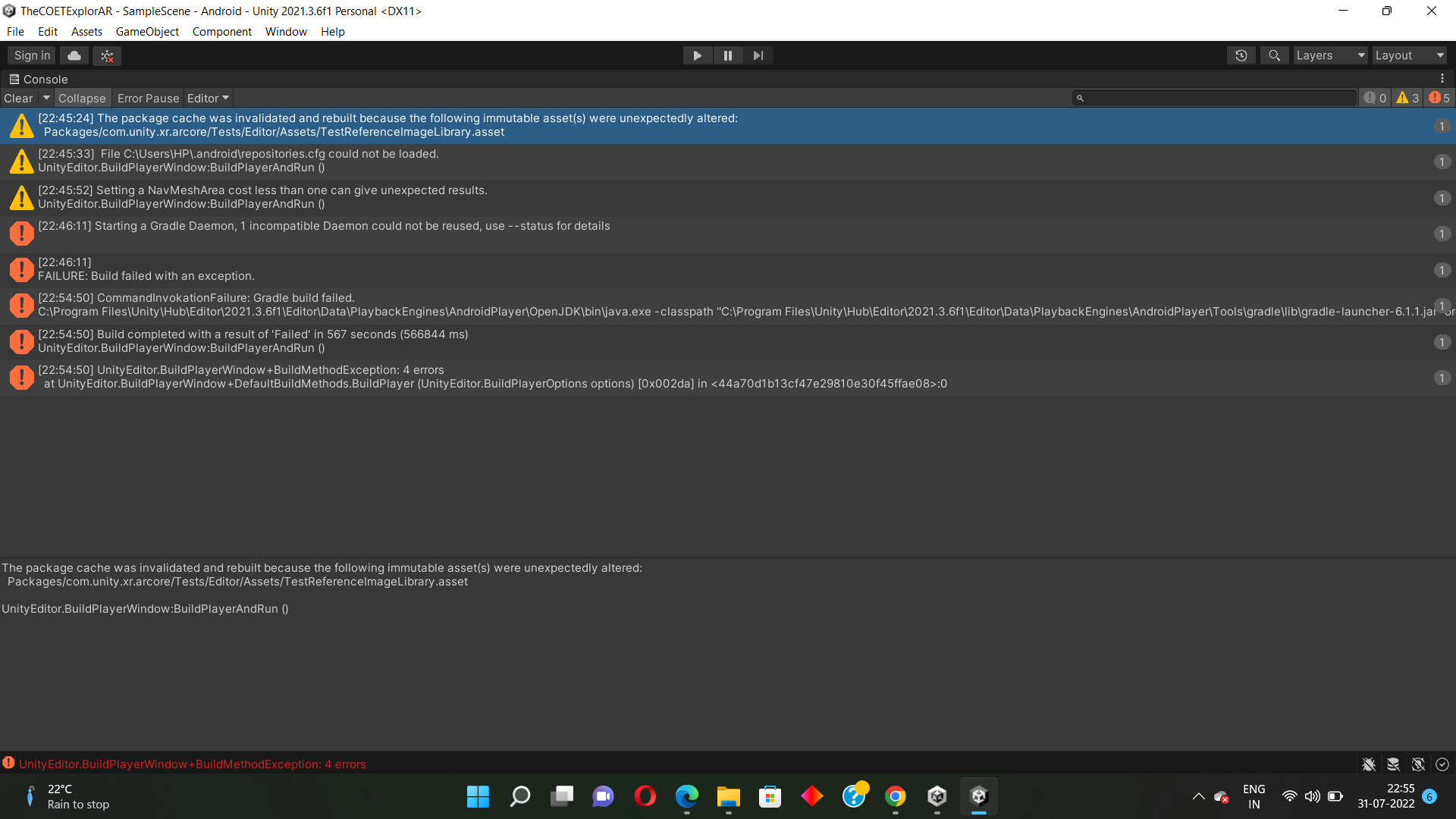 GitHub - Ashna-Lakshmanan/COET_ARNav: AR navigation for college campus