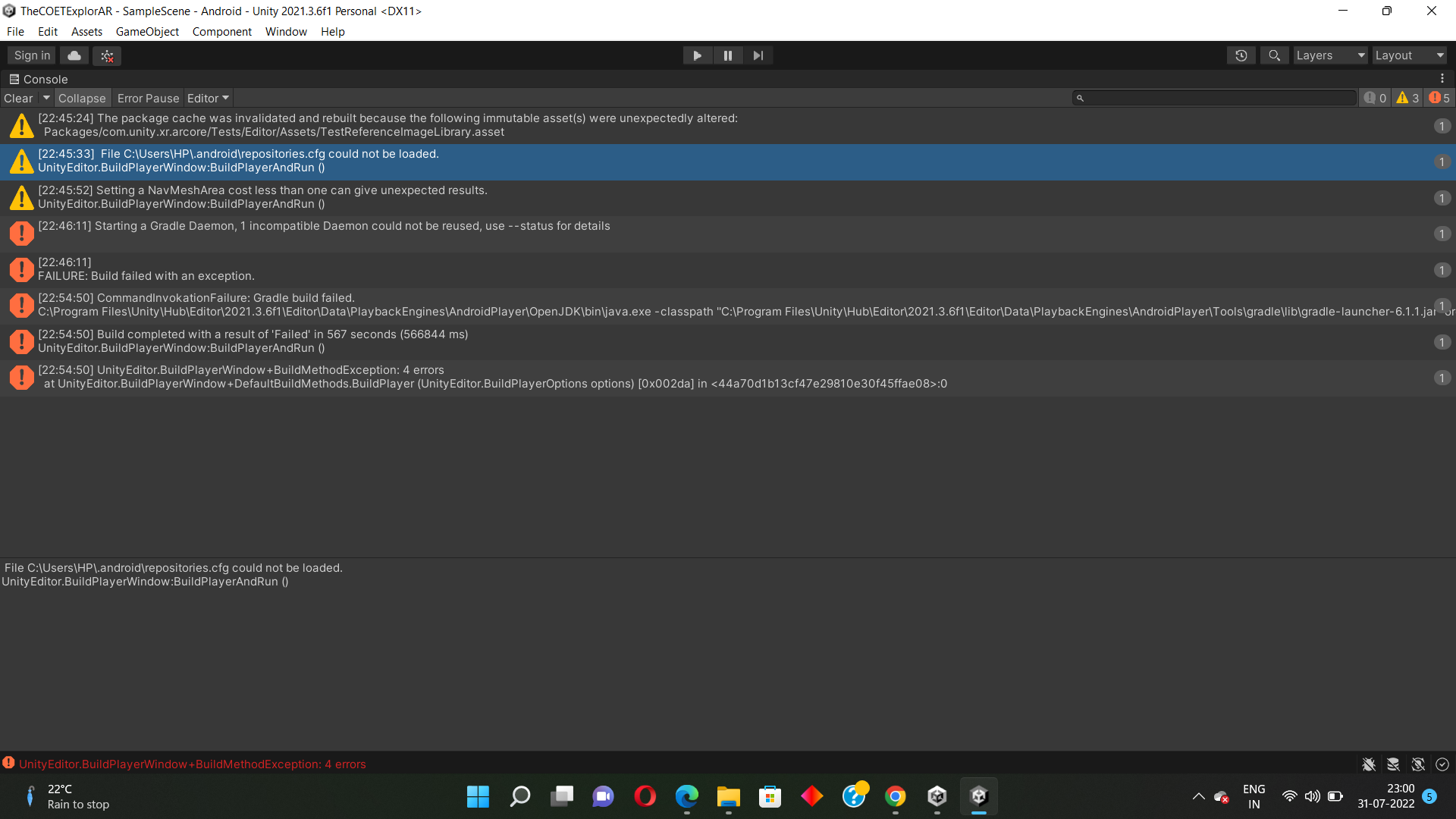 GitHub - Ashna-Lakshmanan/COET_ARNav: AR navigation for college campus