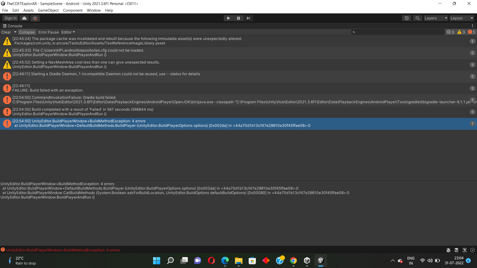 GitHub - Ashna-Lakshmanan/COET_ARNav: AR navigation for college campus