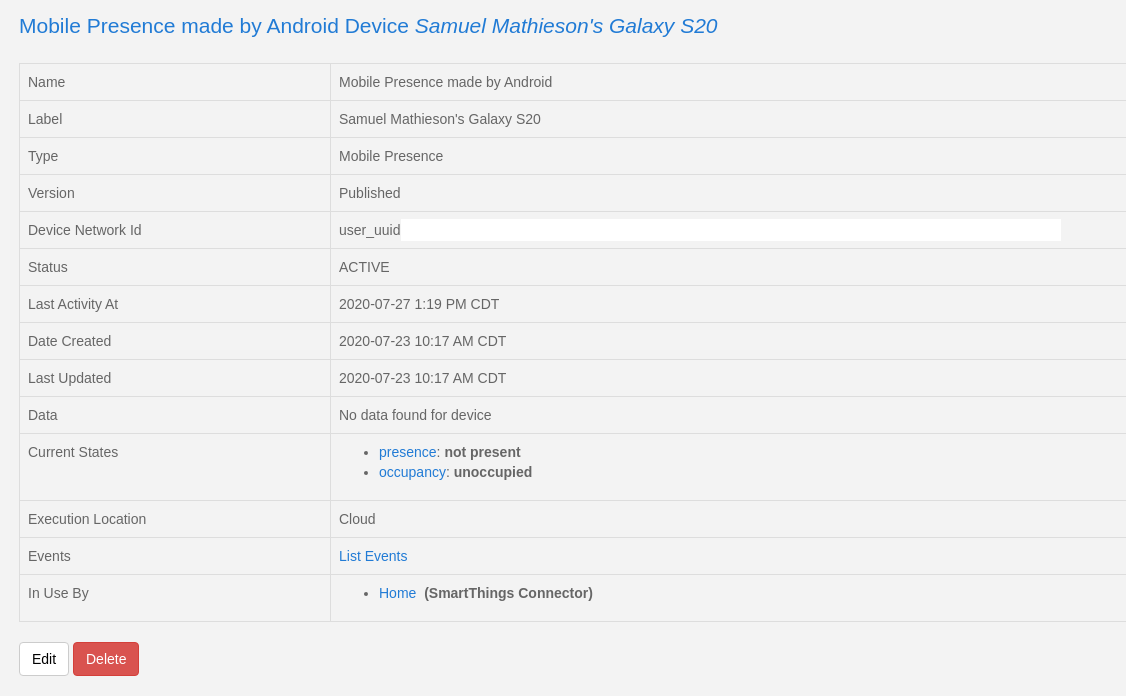 presence sensor capability not updated · Issue #33 · pySmartThings/pysmartthings · GitHub