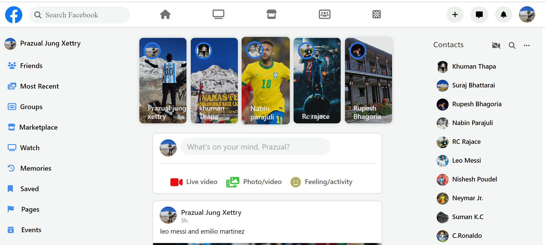 GitHub - Prazual-Karki/React-Facebook-Clone: facebook clone with react js