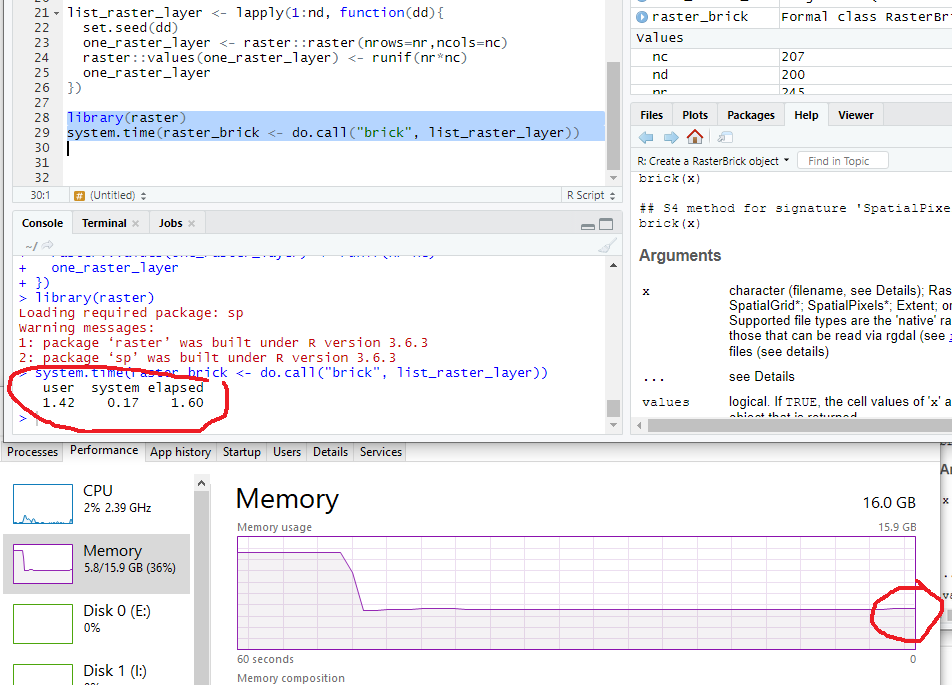 rast on a list is memory hungry · Issue #129 · rspatial/terra · GitHub