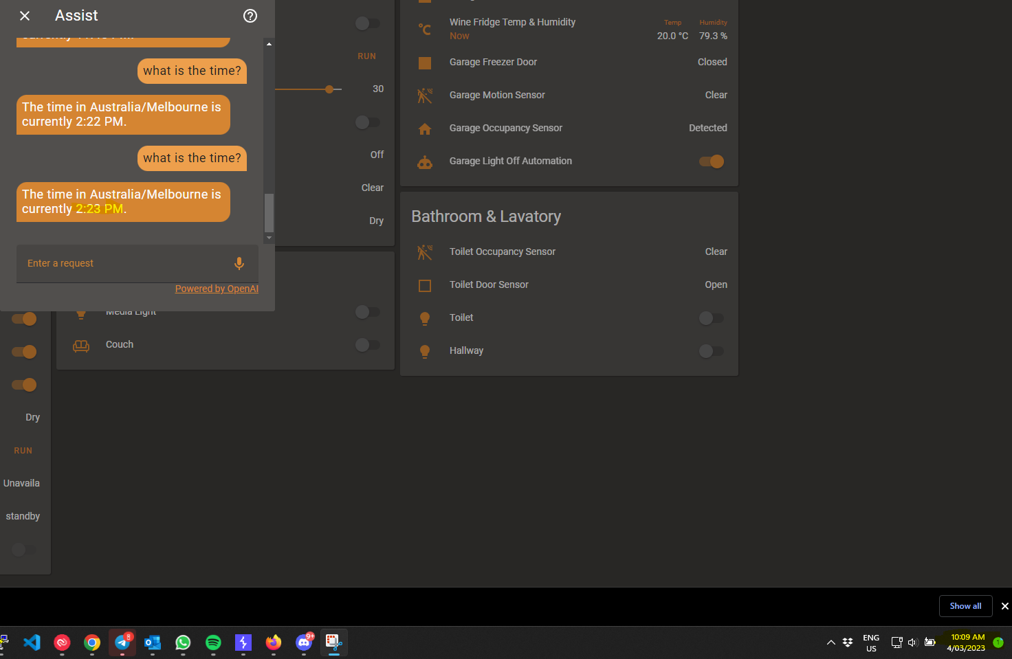 Openai Integration Doesnt Respect Local Time Zone Setting · Issue 89129 · Home Assistantcore