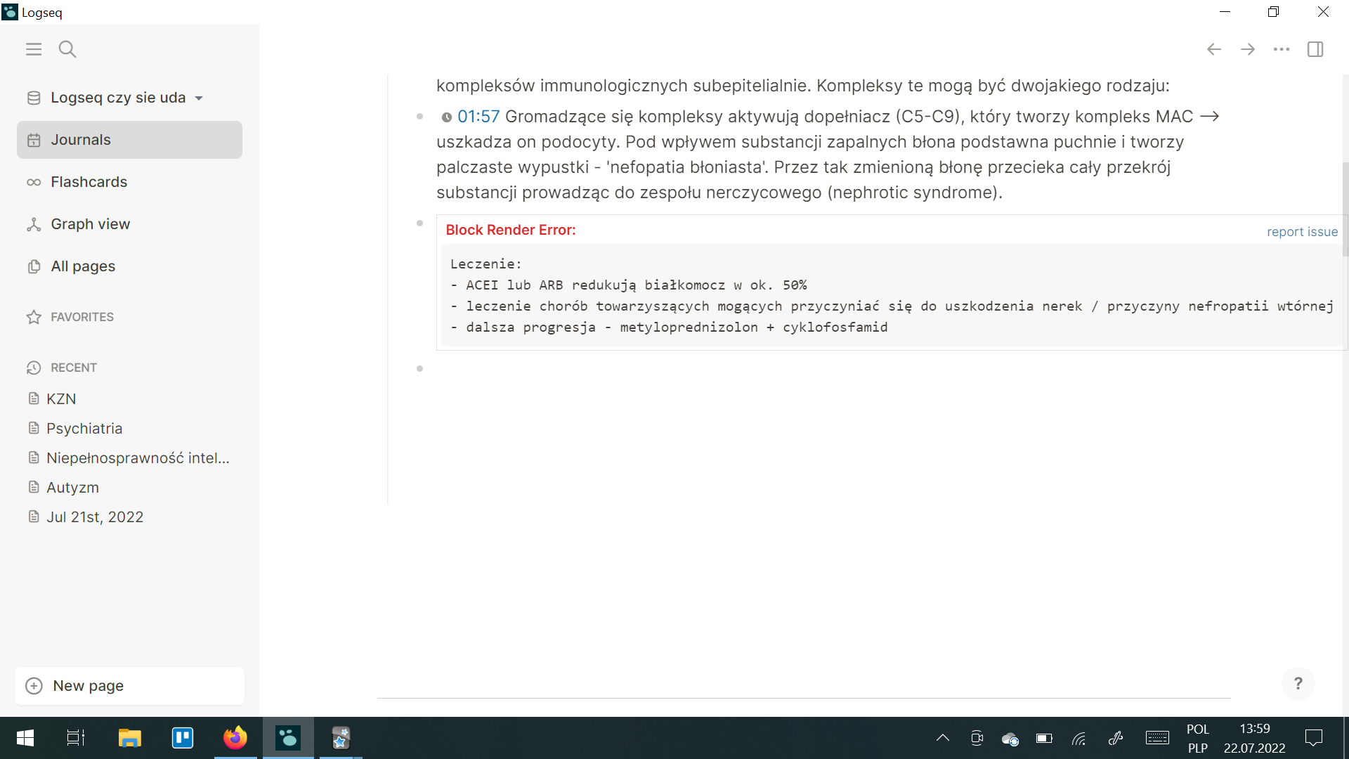 Block Render Error · Issue 6145 · Logseqlogseq · Github 