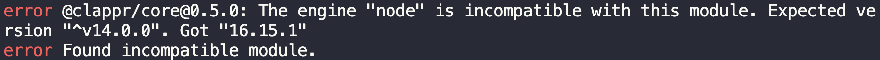Why do we need to specify engines in `package.json`? · Issue #105 · clappr/clappr-core · GitHub