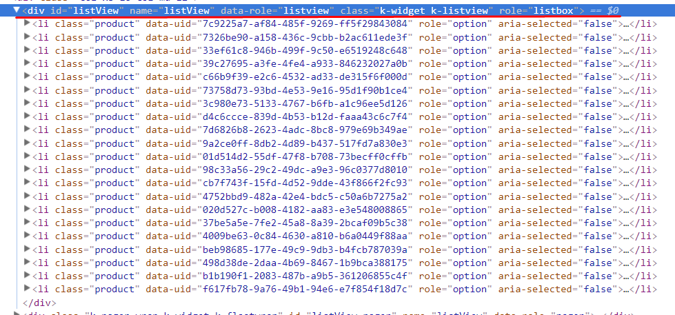 ListView TagName always renders a div element · Issue #3654 · telerik/kendo-ui-core · GitHub