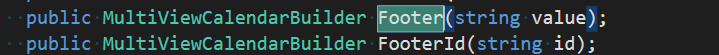 MultiViewCalendar Footer() should accept a boolean parameter ASP.NET Core · Issue #4983 ...