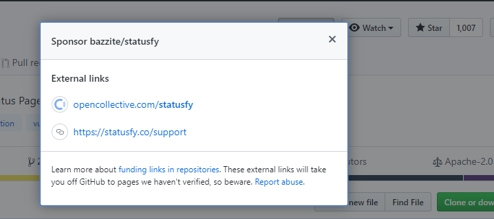 Add GitHub 'Sponsor' Button · Issue #3233 · thelounge/thelounge · GitHub