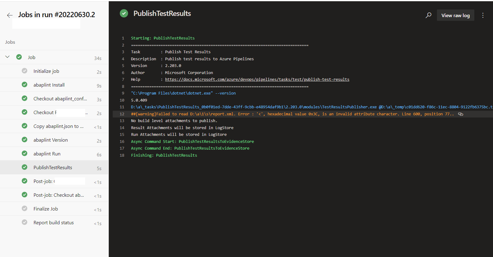 Failed To Read D A 1 S Report Xml Error