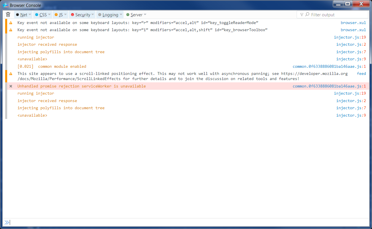 Waterfox Classic is not possible to post a comment on vk.com and other ...