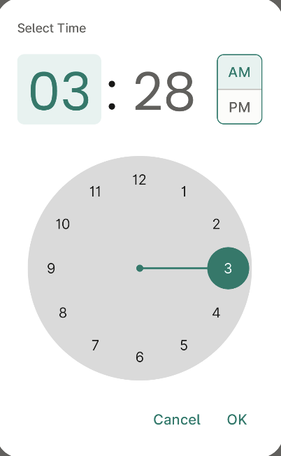 [Time picker] Cannot change the size of the TimeSelectorLabelTextFont · Issue #3630 · material ...