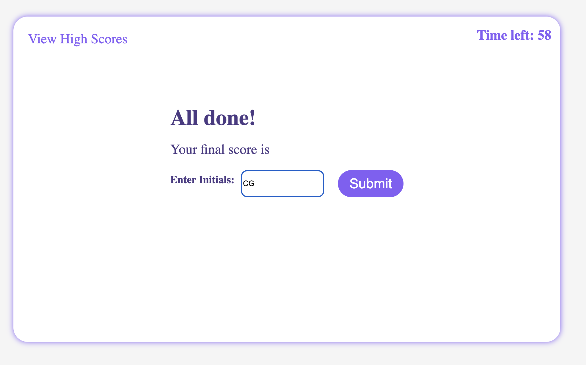 GitHub - roseandlily33/Violet-Quizzlet: Week 4 Project Quiz Game